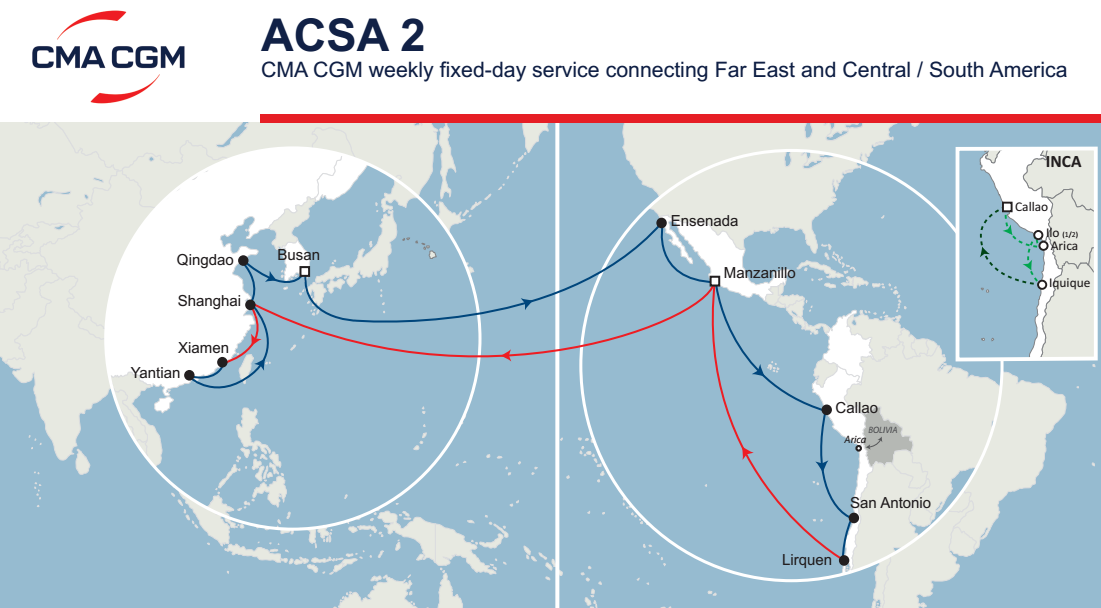 CMA's Service for Asia-Latin/South America Routes - STU