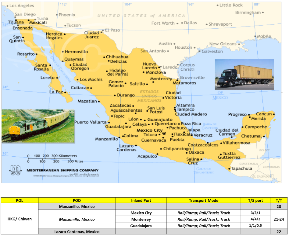 MSC's Service for Asia-Latin America Routes - STU