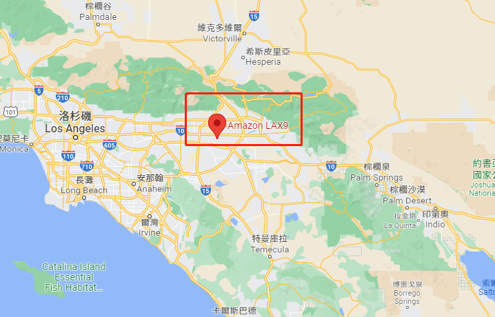 U.S. West Coast Amazon FBA Warehouse Locations