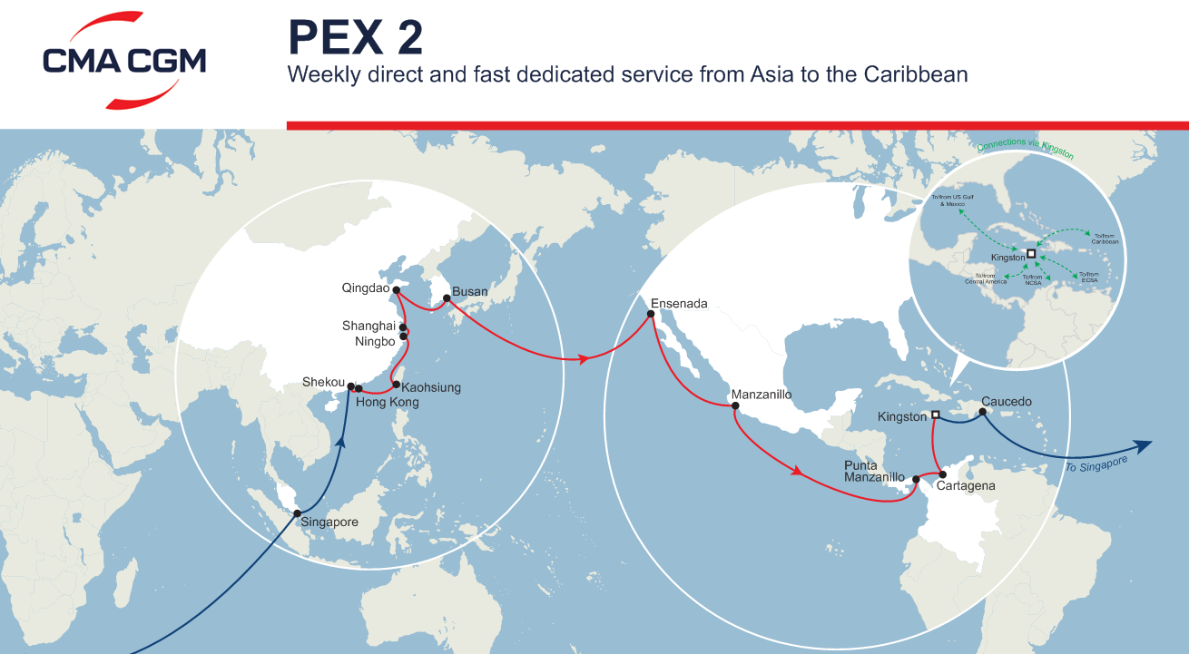 CMA's Service for Asia-Latin/South America Routes - STU